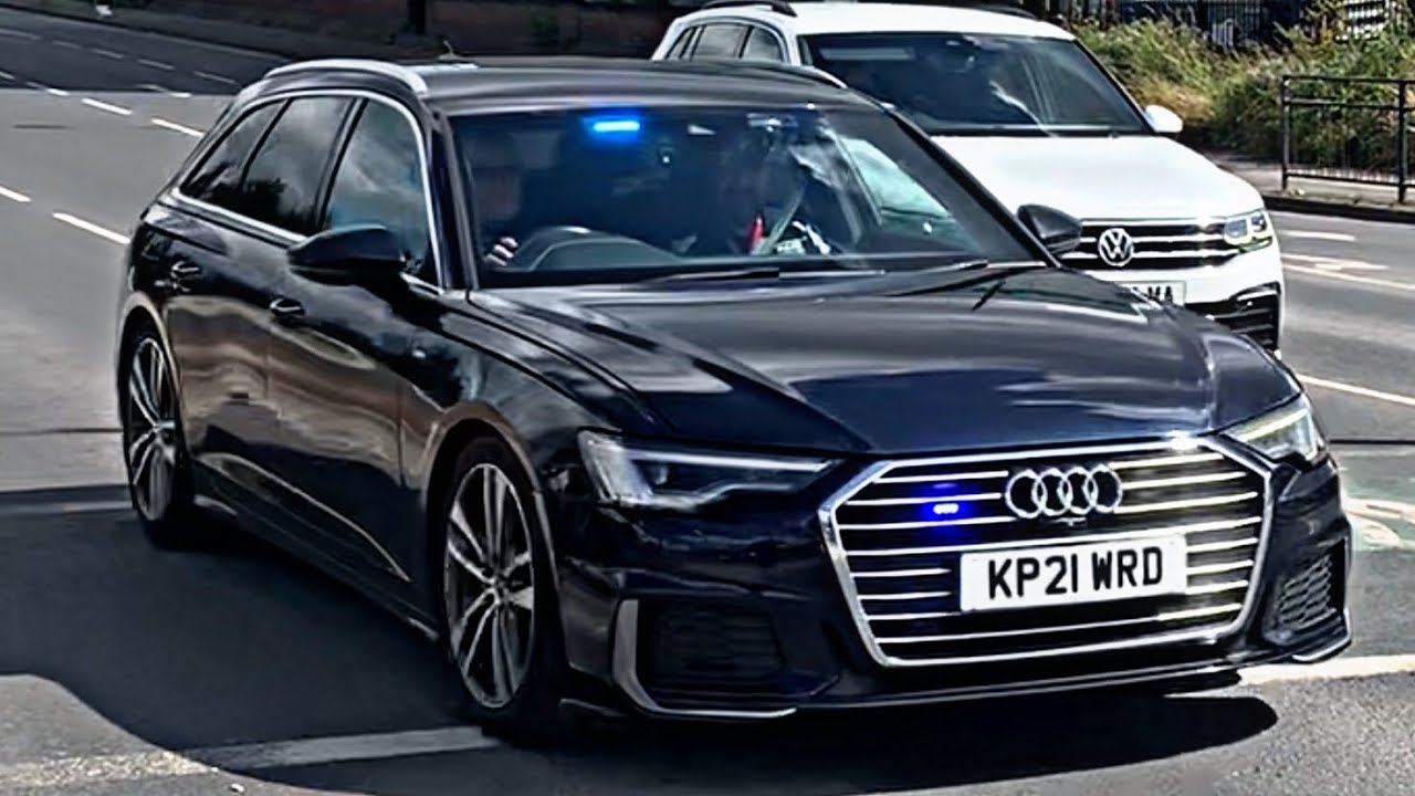 Unmarked Audi A6 Driving Training Vehicle Responding Greater Manchester ...