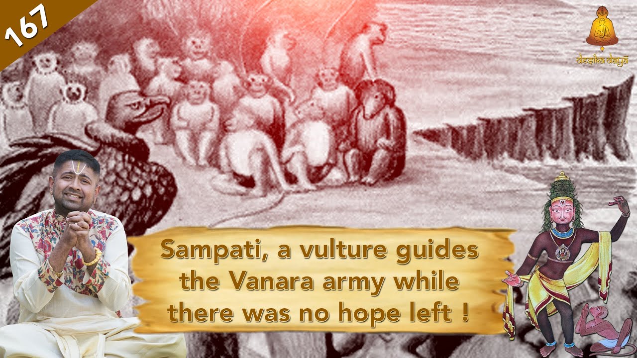 Ep 167 | Kishkindha Kandam | Sampati, a vulture guides the Vanara army ...