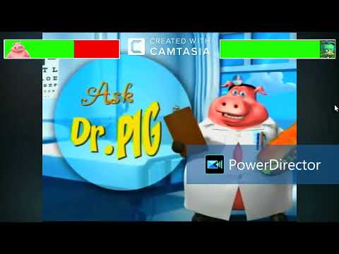 Back at the Barnyard Dr. Pig vs. Krebs the Duck with healthbars