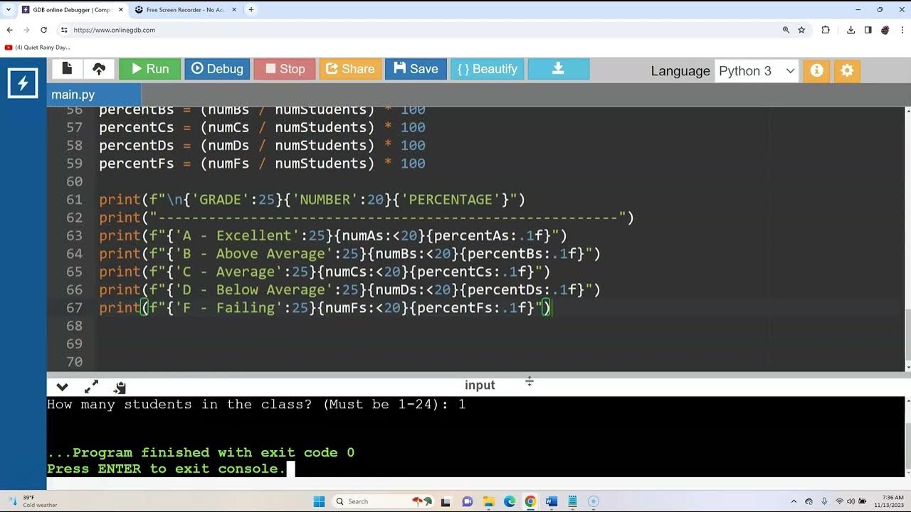 Video 4 Percentages and Final Report - YouTube