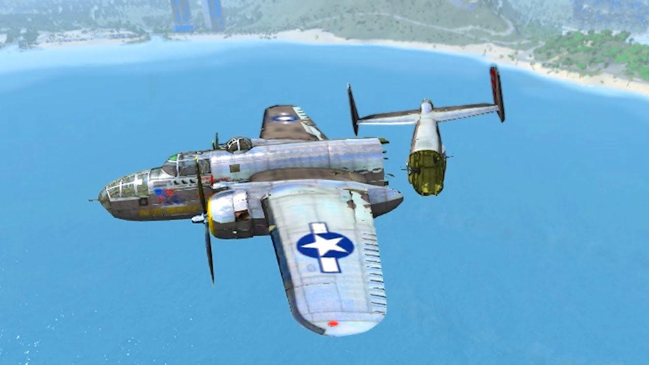 Beamng drive - Strong Wind against Aircraft - YouTube