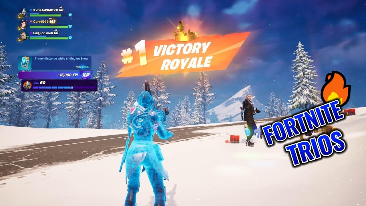 Fortnite trios zero build gameplay - YouTube