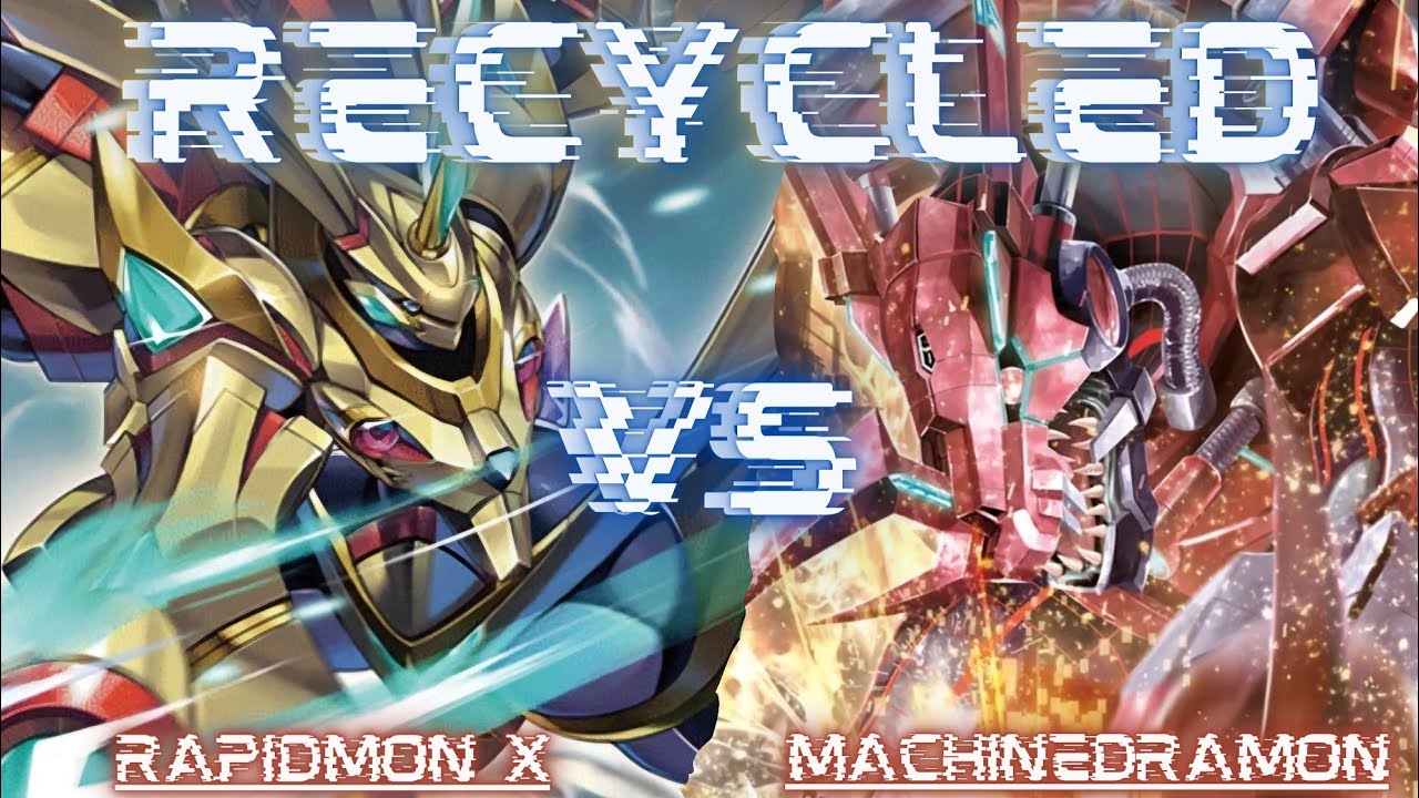 DigimonTCG: Rapidmon X Vs Machinedramon - YouTube