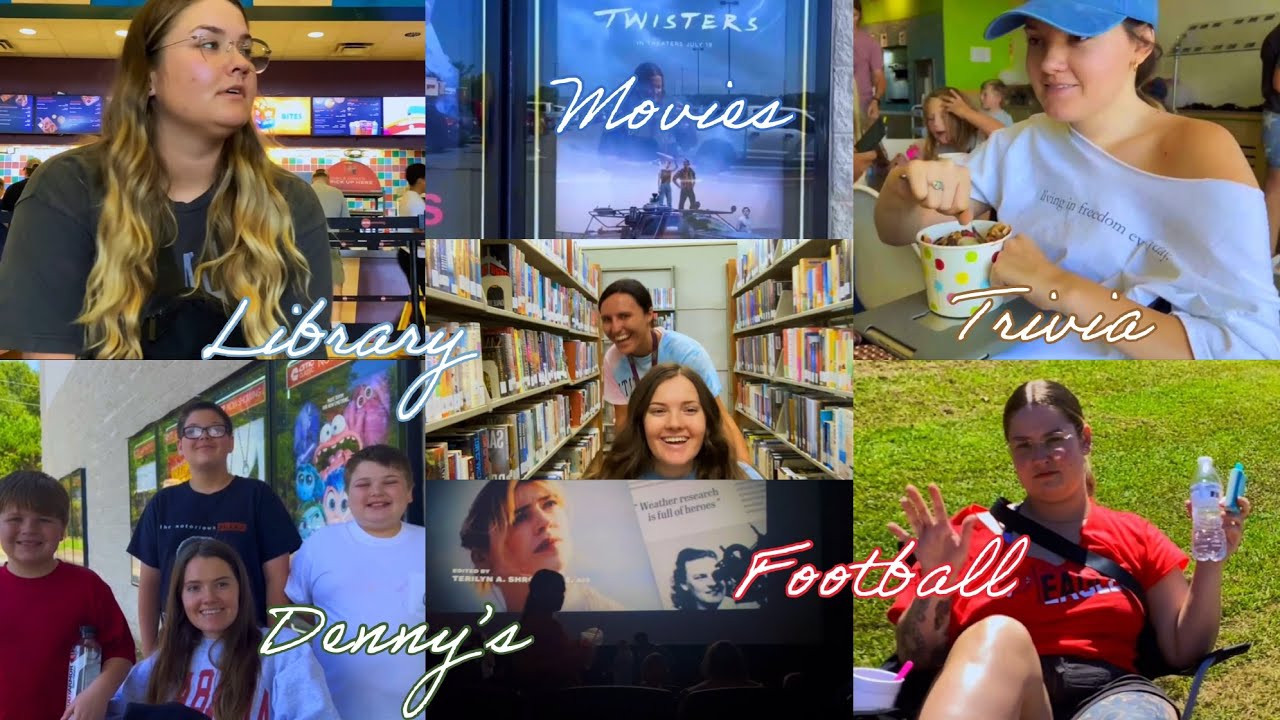 are we smarter than a 6th grader, twisters, football, library, + more ...