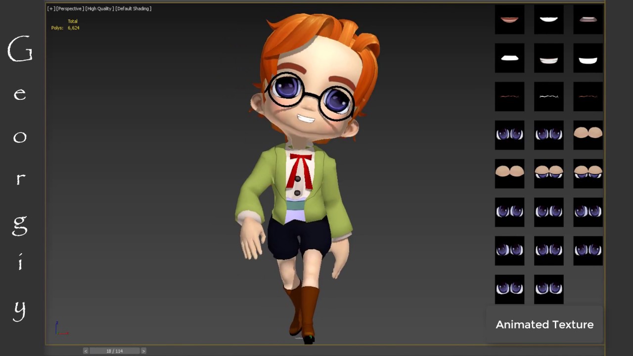 Chibi Final+ 2D Animated Textures test - YouTube