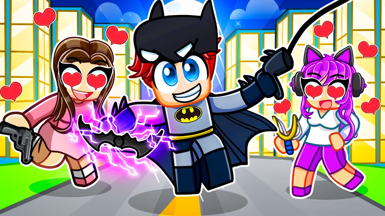 Rizzing Girls as BATMAN in Roblox Rivals! - YouTube