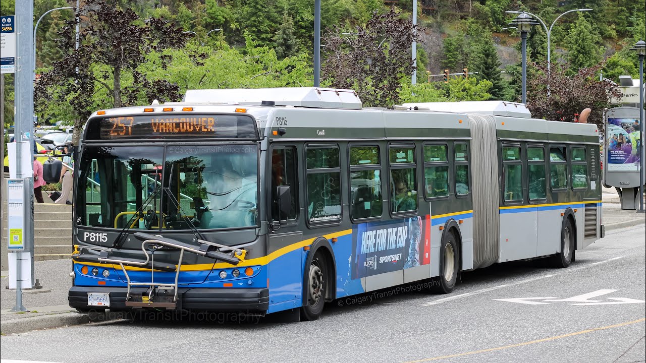 TransLink (CMBC) 2007 New Flyer D60LFR - 8115 - YouTube