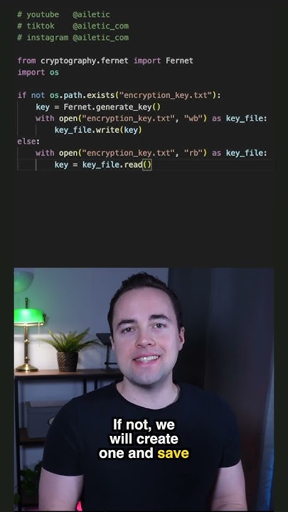 Encrypting Files Python Coding Pythonlearning Pythontricks Youtube