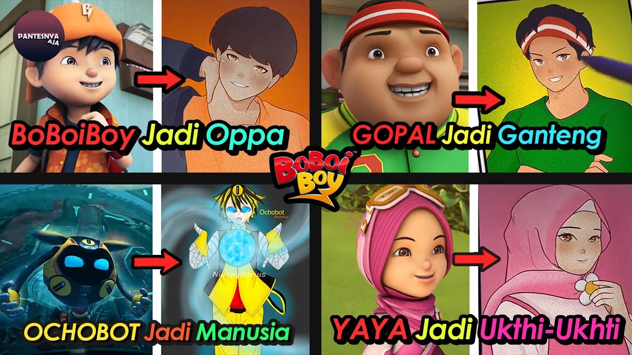 Fanart BoBoiBoy Dan Kawan-Kawan - YouTube