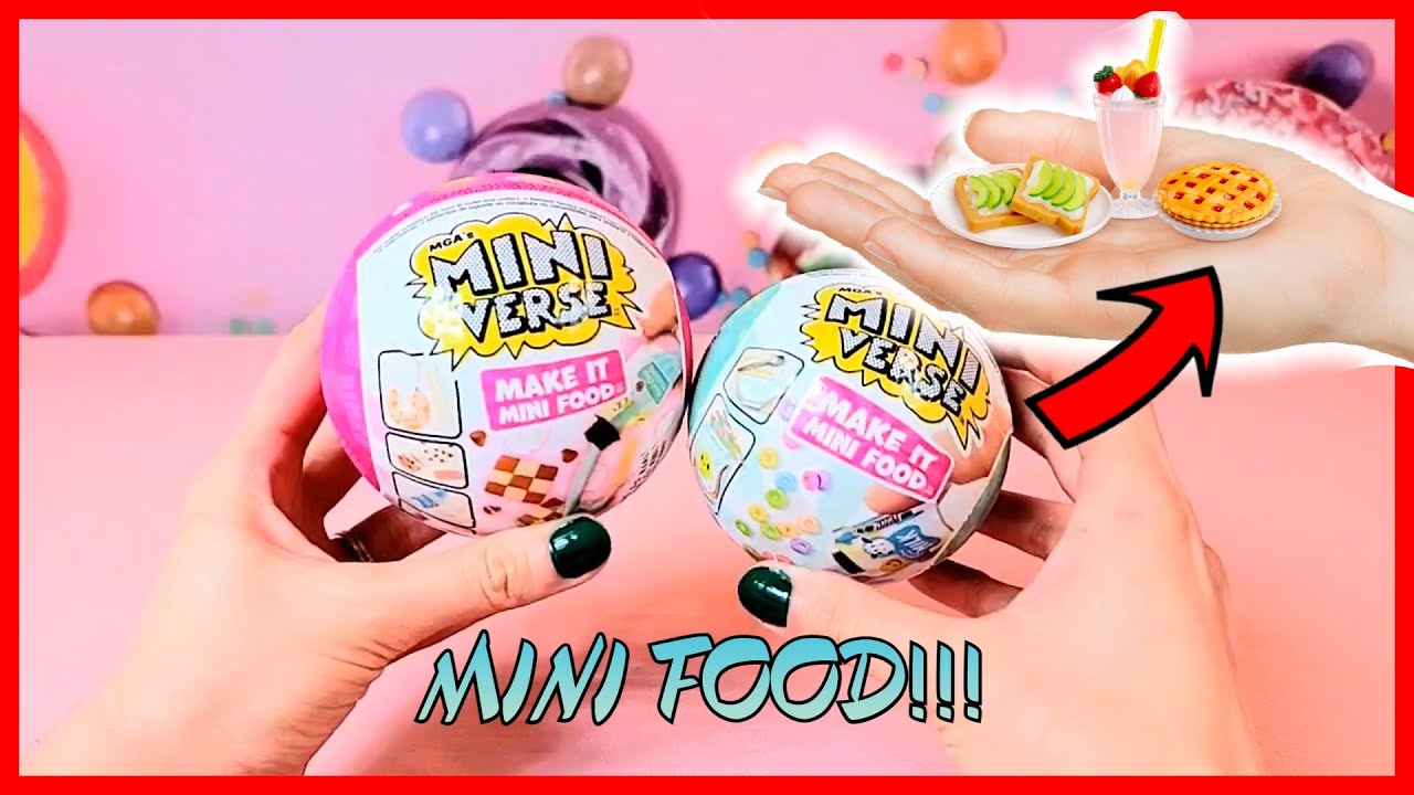 Mini Verse Make It Mini Food Unboxing! - YouTube
