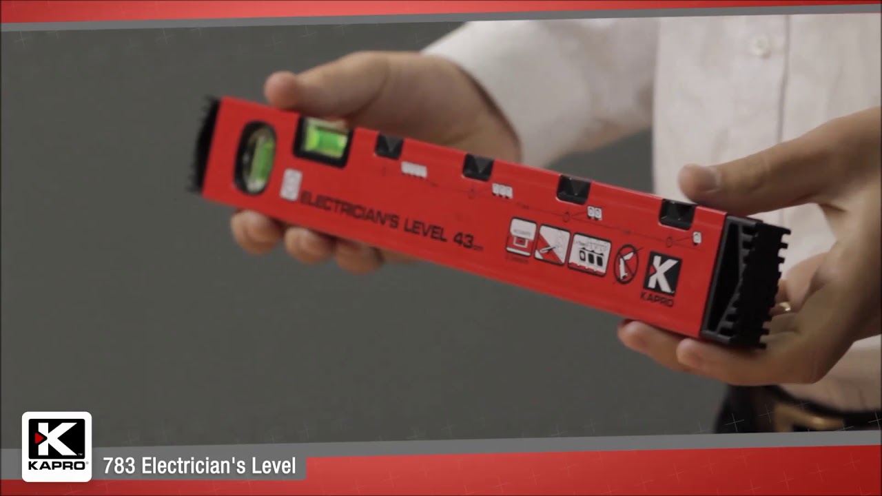 Уровень электрика KAPRO ® 783 - YouTube