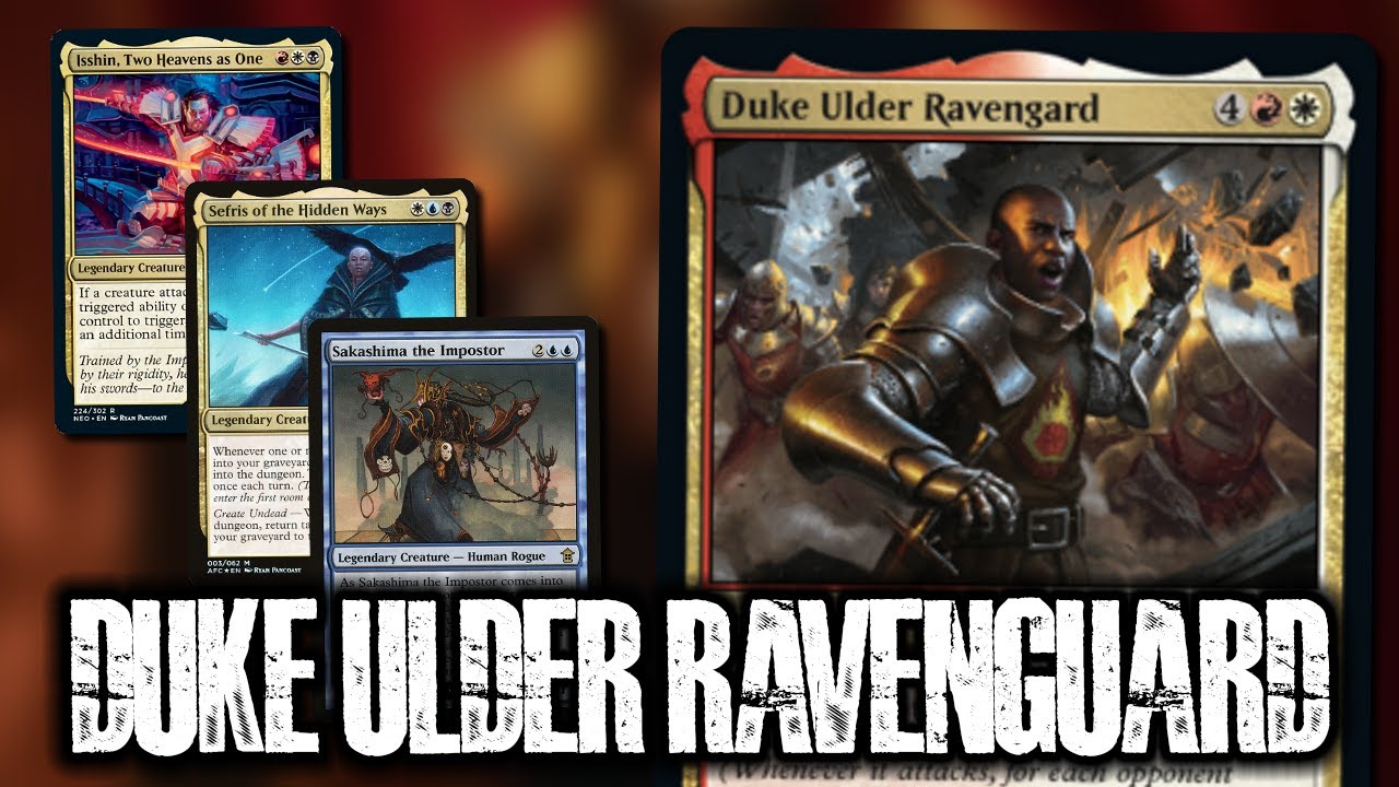 Duke Ulder Ravenguard vs Isshin vs Sefris vs Sakashima | Commander CMDR ...