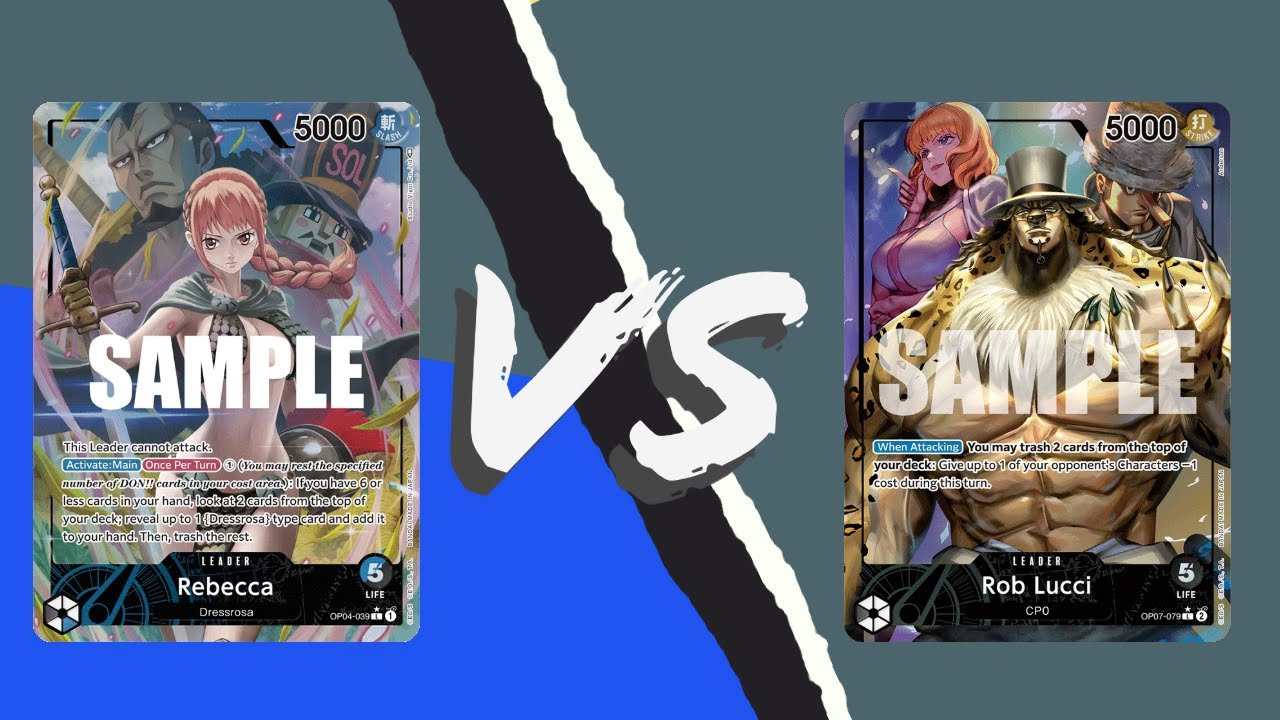 Rebecca vs Lucci OP07 Locals Round 1 of 4 OPTCG One Piece Card Game ...