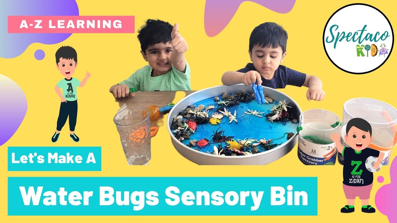 Easy water sensory bin | Fun sensory play activity for kids | sensory ...