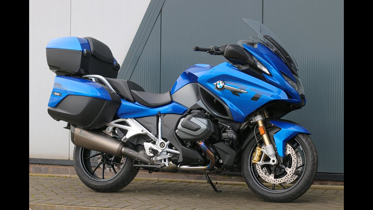 2021 BMW R1250 RT LE in Racing Blue Metallic - YouTube
