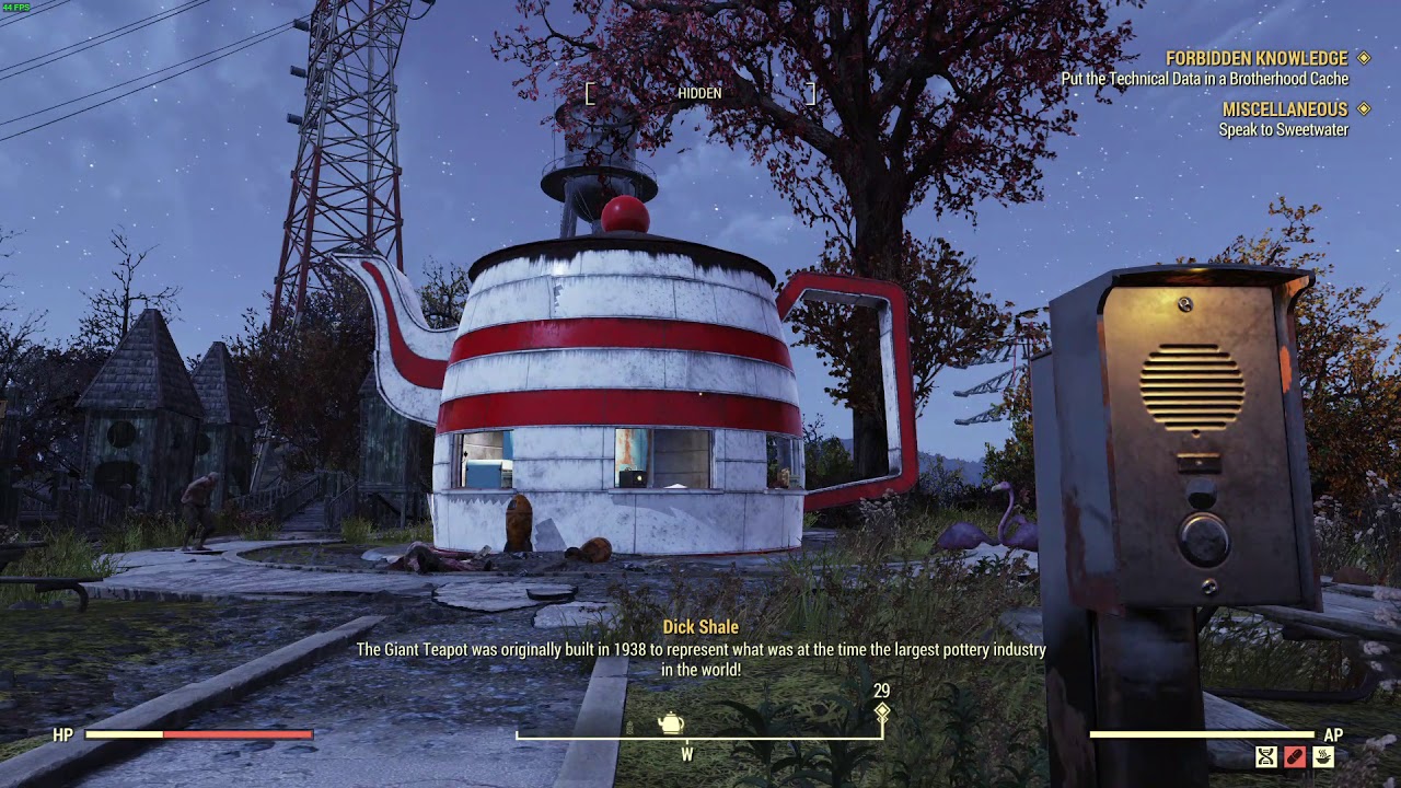 Fallout76 [24.05.2020] Giant Teapot Story. - YouTube
