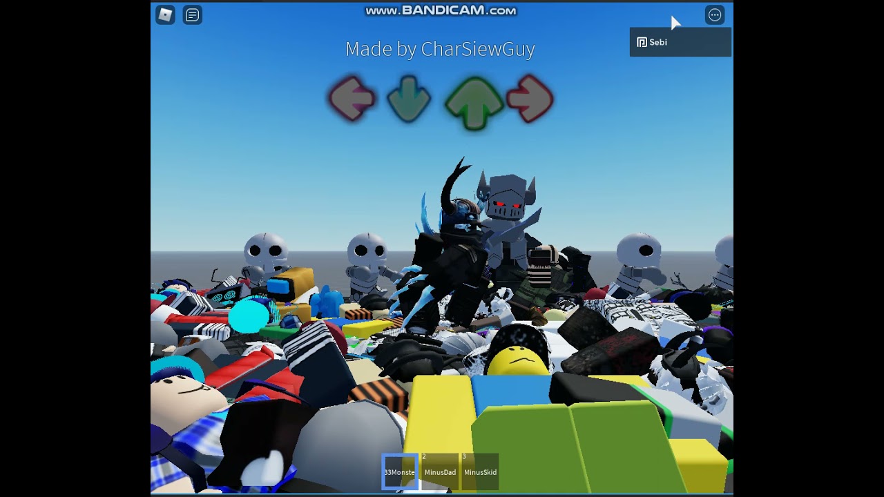 ROBLOX Friday Night Funkin' - B3 Remixed - Monster anims - YouTube