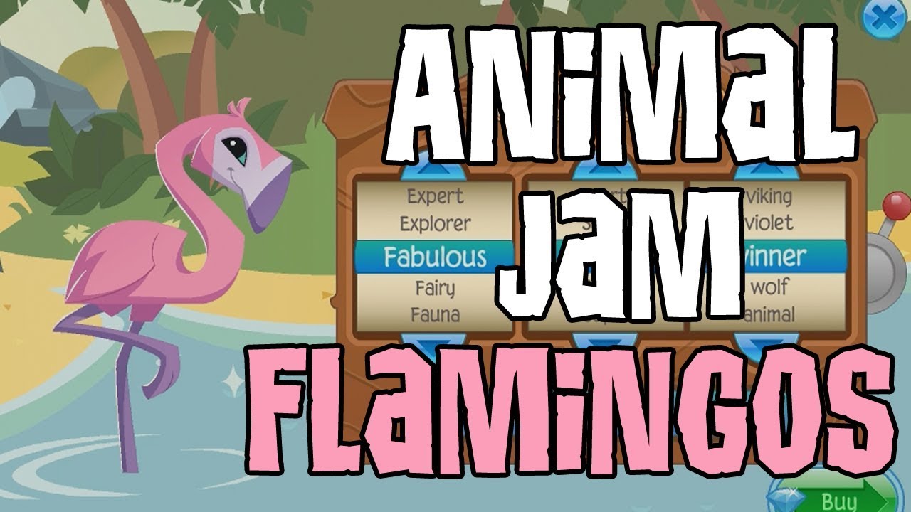 ANIMAL JAM FLAMINGO COLOR GLITCH - YouTube