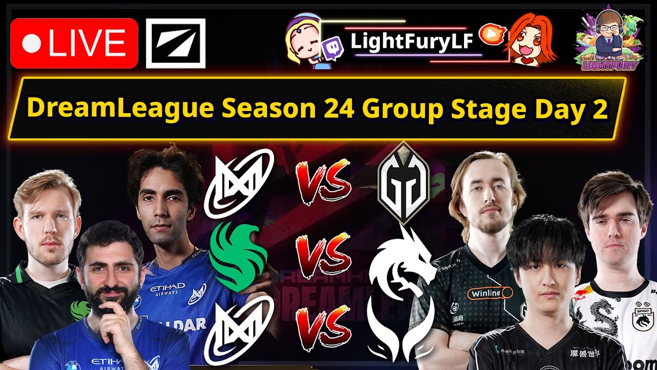 🔴[Dota2] Nigma⚔️GG + Xtreme / Falcon⚔️Spirit (Bo2) 🏆DreamLeague S24 - รอบแบ่งกลุ่ม#1 - YouTube