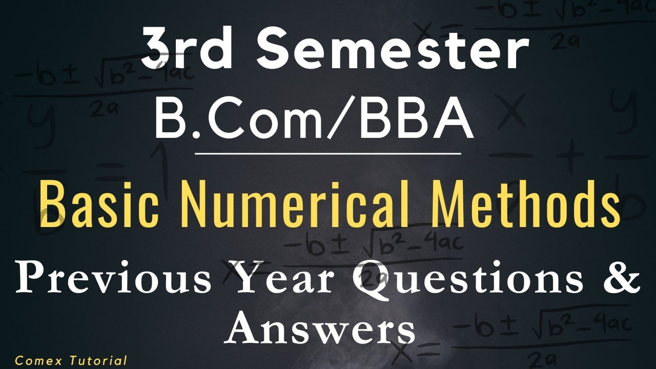 Basic Numerical Methods Previous Year Question Answers Calicut basic-numerical-methods-previous-year-question-answers-calicut
