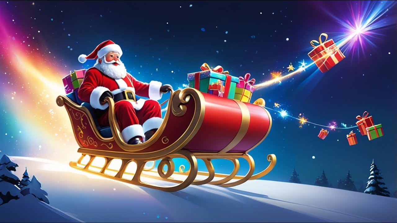 "Santa’s Magic Sleigh Ride 🎅🎄 | Fun Christmas Song for Kids | Original ...