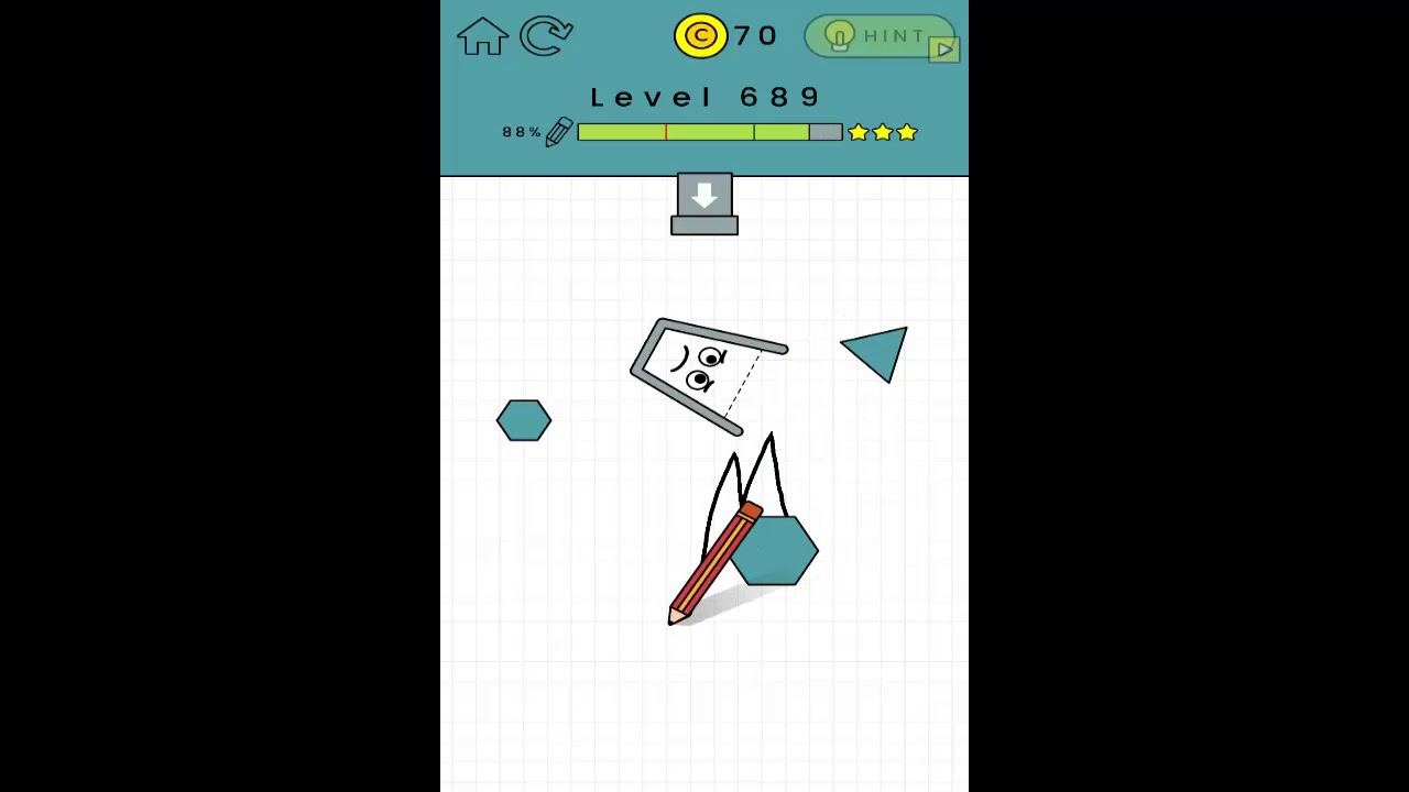 Happy Glass Level 689. 3 Stars Walkthrough - YouTube