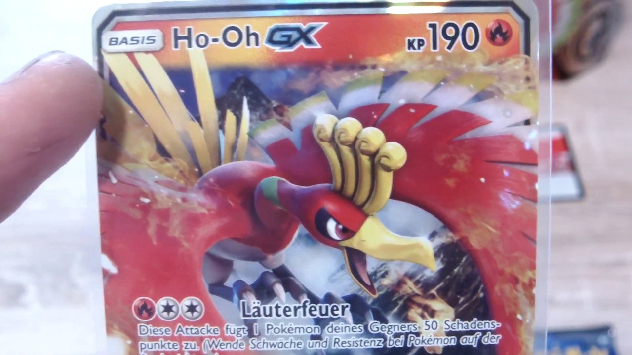 Unboxing Pokémon Ho-Oh GX Tin Box [German] - YouTube