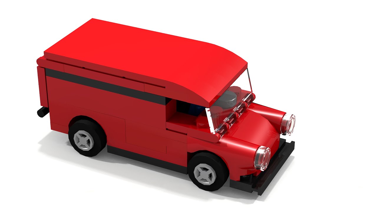 How to Build a Small Vintage Van (Lego Toy) - YouTube
