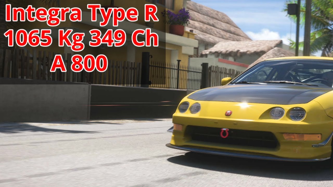 FORZA HORIZON 5 - GOLIATH - INTEGRA TYPE R A800 - GAMEPLAY LOGITECH ...