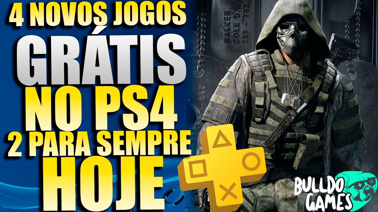 4 NOVOS JOGOS GRÁTIS NO PS4, 2 PARA SEMPRE HOJE !!! SÓ BAIXAR E JOGAR ...