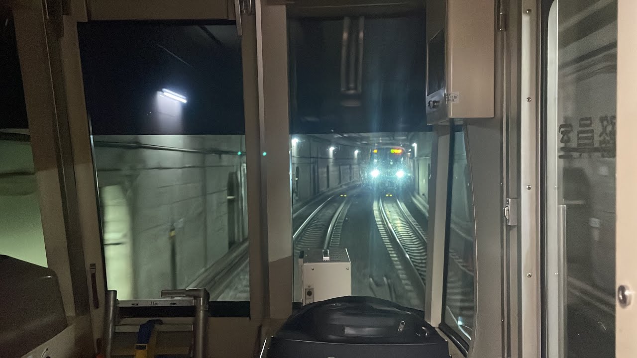 [Cab View] Tokyo Metro Namboku Line from Ichigaya to Roppongi-itchome ...