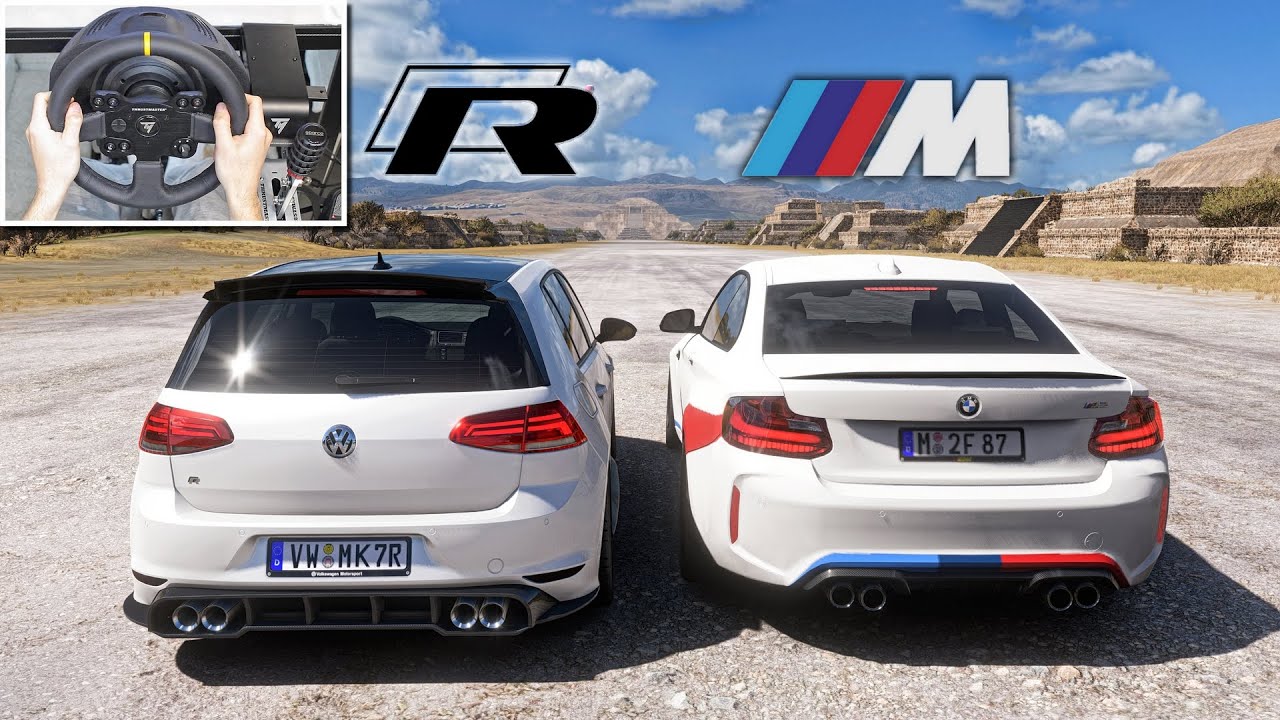 Forza Horizon 5 - Volkswagen Golf 7 R Facelift & BMW M2 | Steering ...