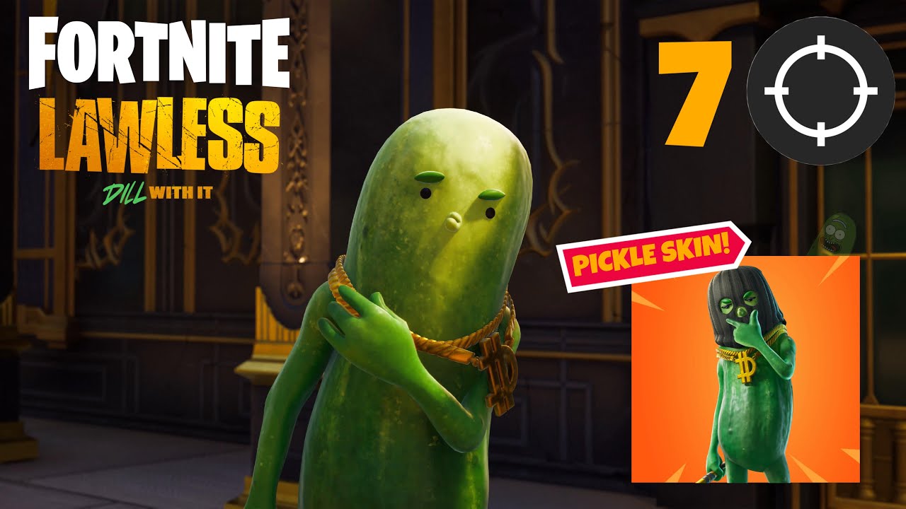 NEW BIG DILL PICKLE SKIN GAMEPLAY!! (Fortnite Chapter 6 Season 2 ...
