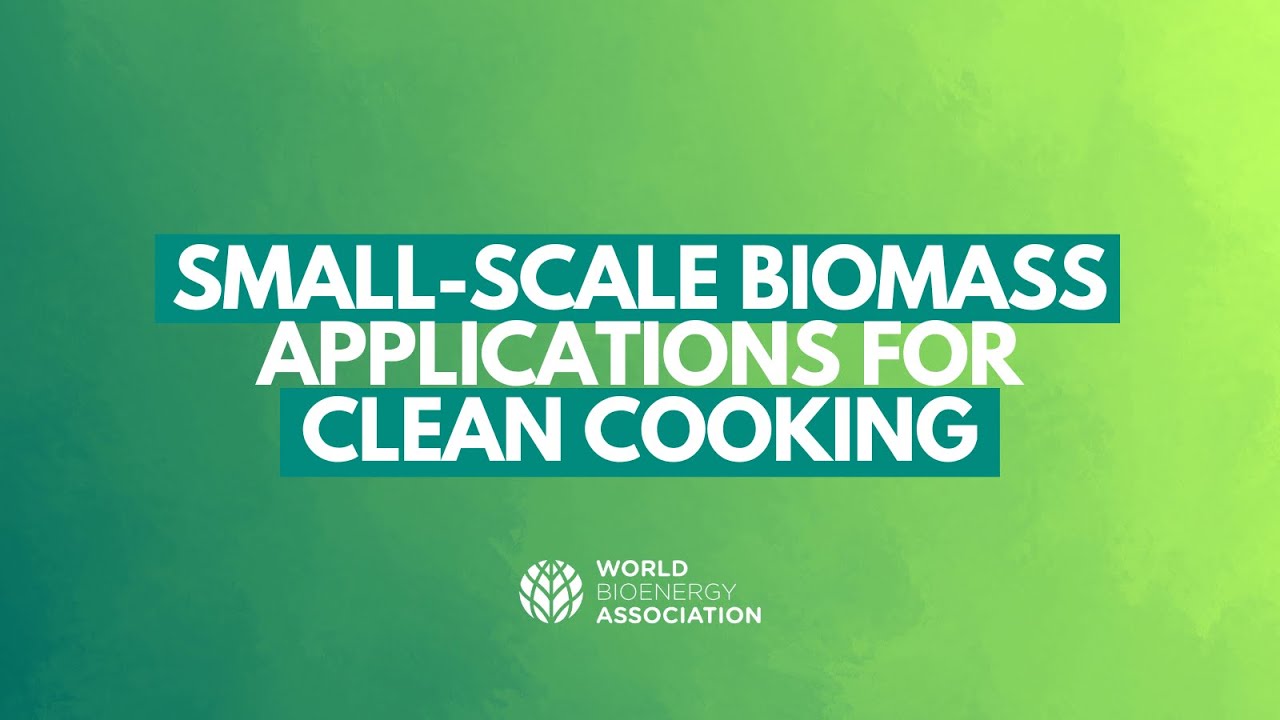 Webinar - Small scale biomass applications for clean cooking - YouTube