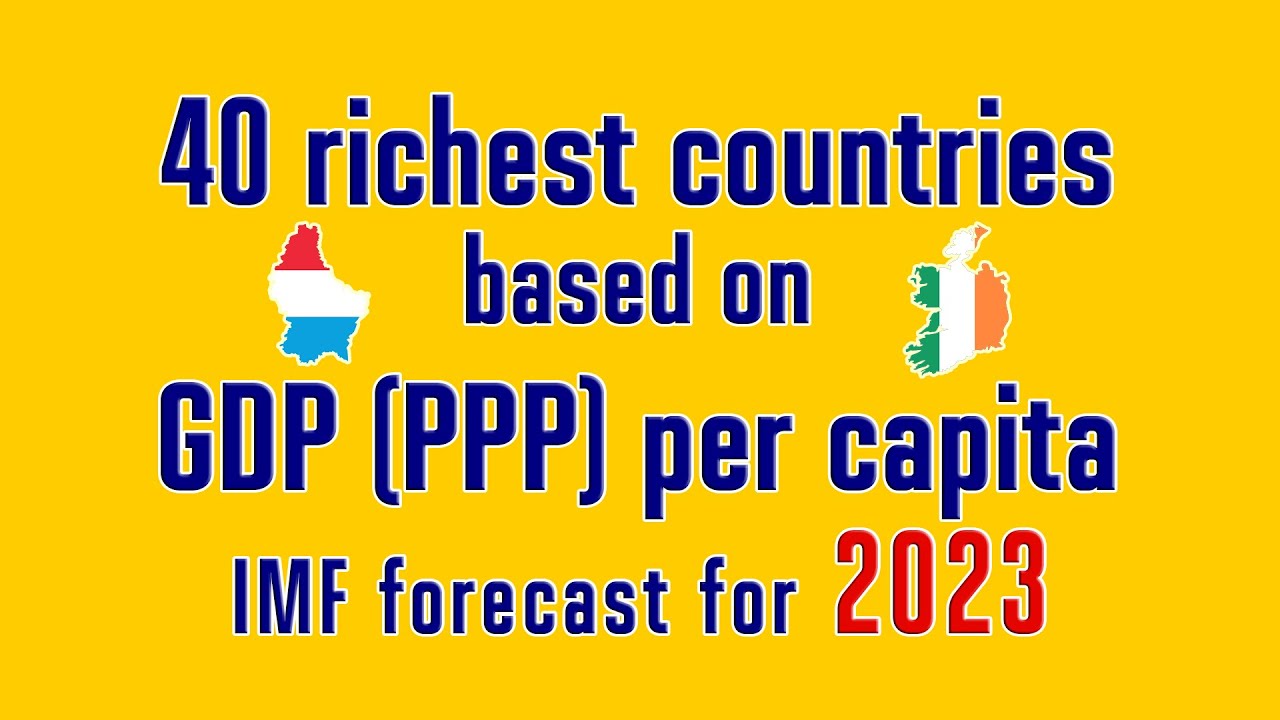40 richest countries based on GDP (PPP) per capita 2023 - YouTube