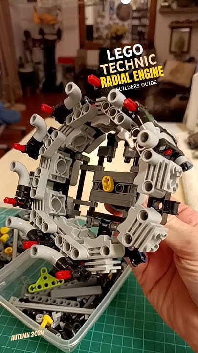 LEGO TECHNIC RADIAL ENGINE SCALE BUILDERS GUIDE 2 DOOR CINEMA CLUB ...