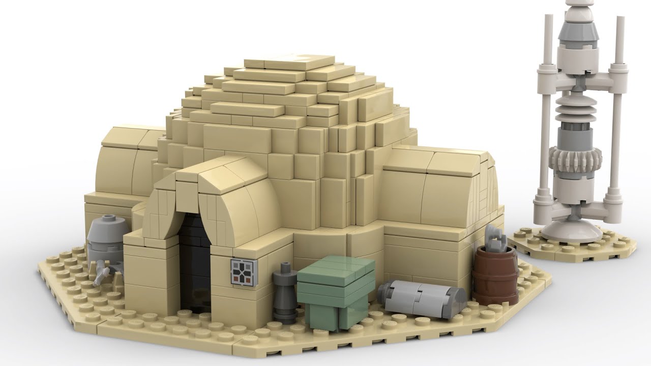 Lego Star Wars Lars Homestead Moc - Minifig scale Luke Skywalker ...