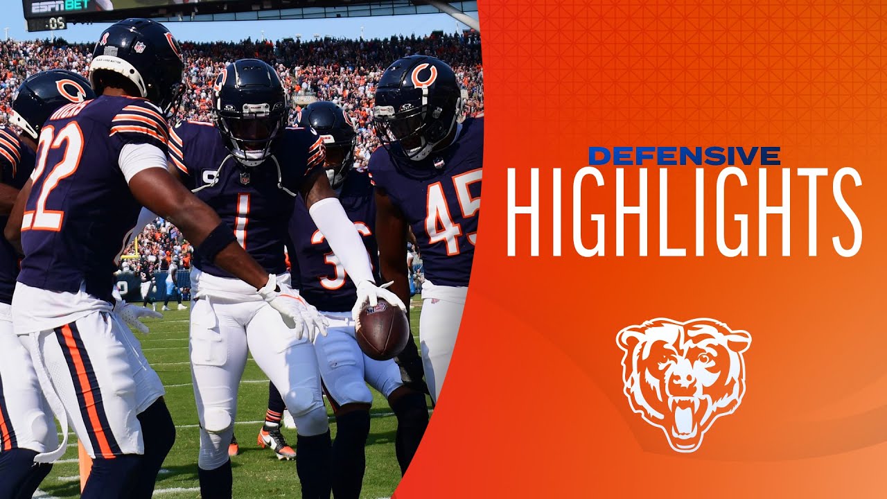 Chicago Bears best defensive and special teams plays vs. Titans | Week ...