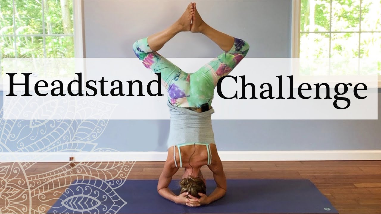 HEADSTAND CHALLENGE - Strengthen your shoulders back and core with this ...