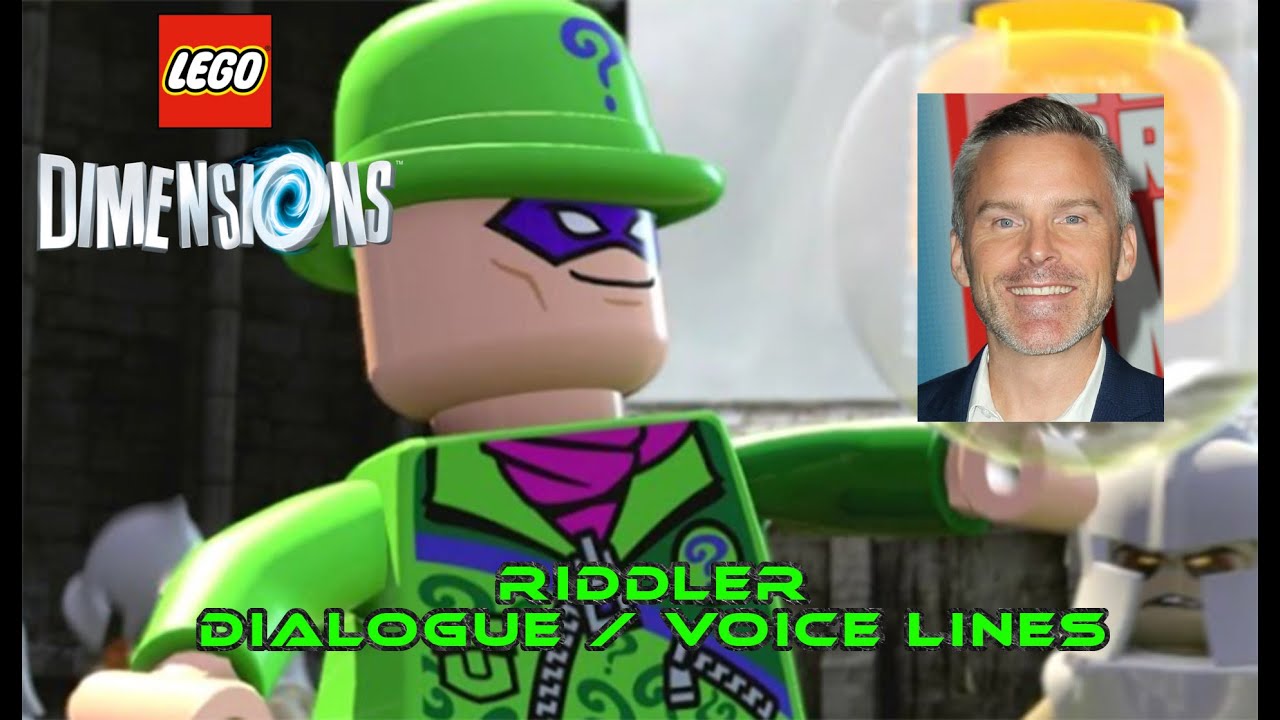 Roger Craig Smith - The Riddler Character - LEGO Dimensions Dialogue ...