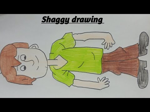 shaggy drawing / how to draw a shaggy - YouTube