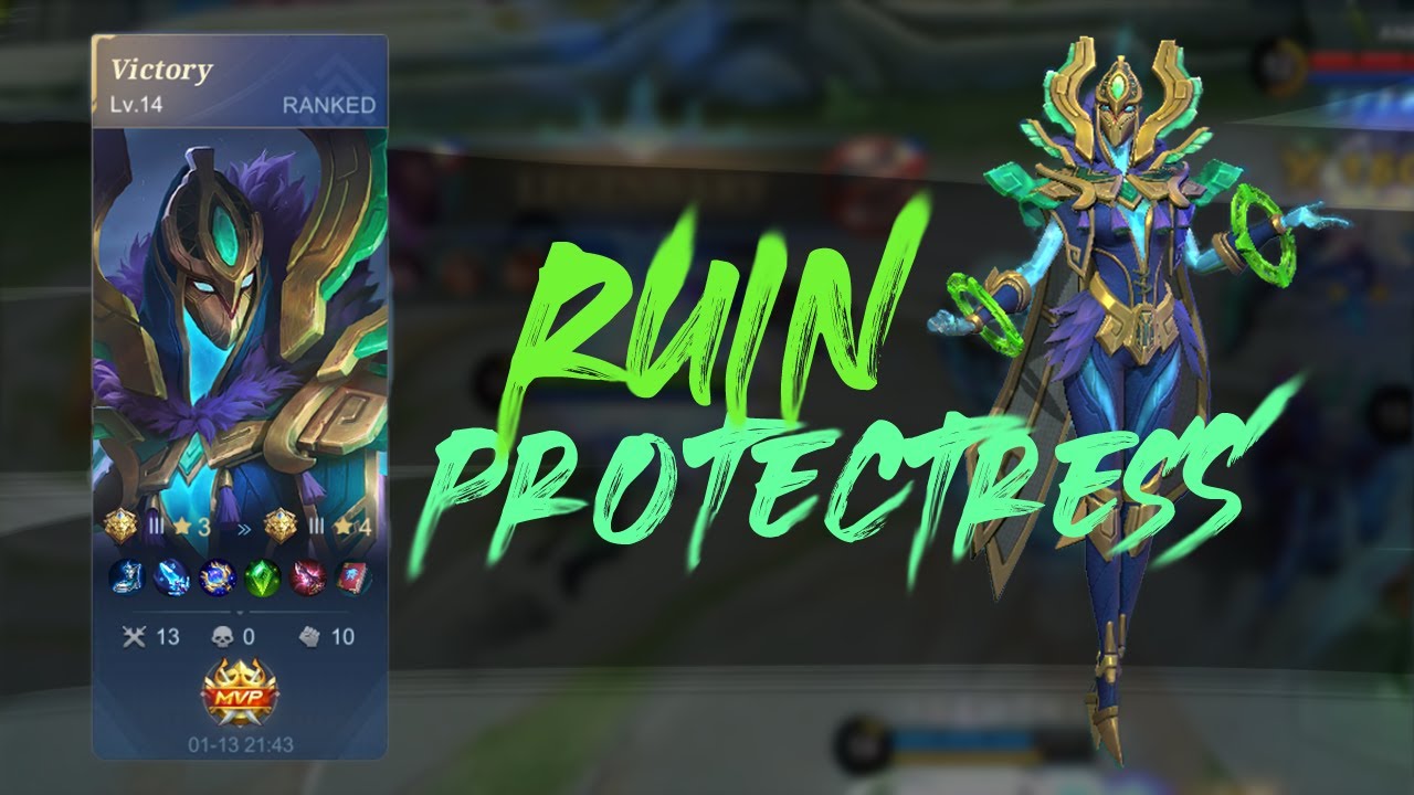 Yve New Elite Skin - Ruin Protectress | Ranked Gameplay | Mobile ...