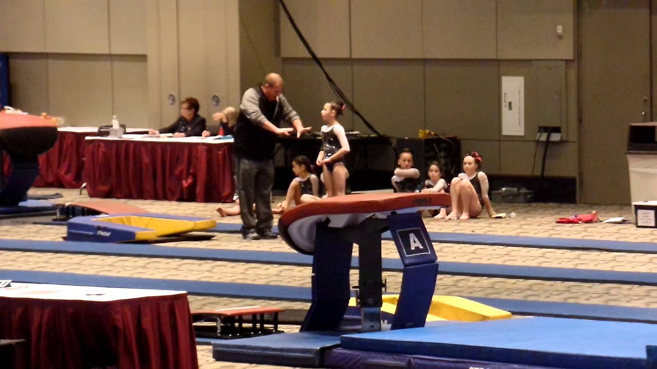 Izzy's Level 6 Vault: Gymnastics on the Grand 12/05/15 - YouTube