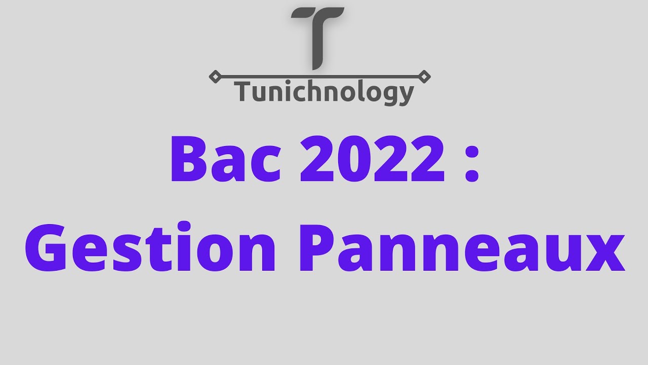Correction bac pratique informatique 2022 (bac Economie et Gestion ...