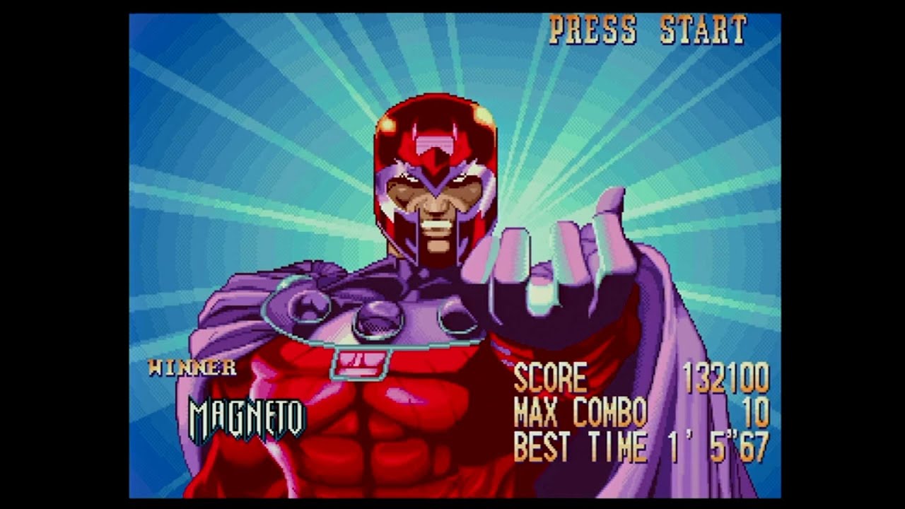 SS GAME 【MARVEL SUPER HEROES】【ARCADE – MAGNETO】 - YouTube