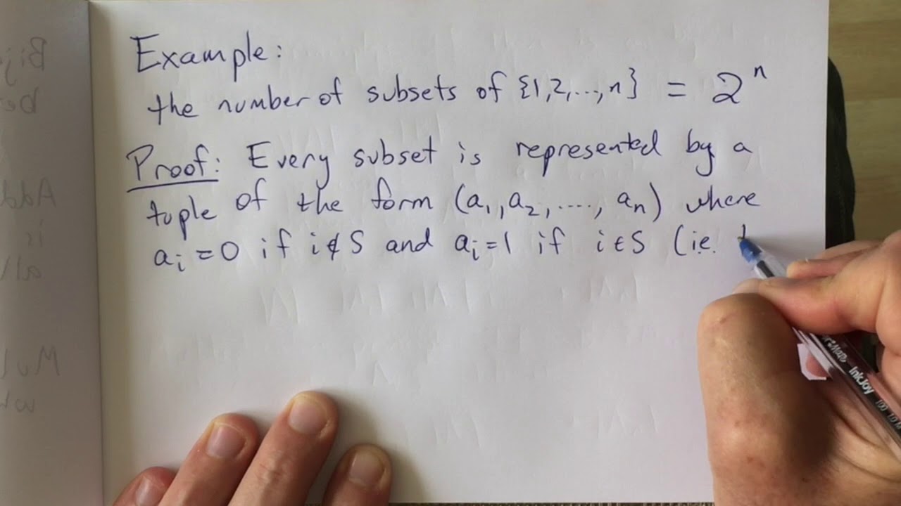 The addition and multiplication principle - YouTube