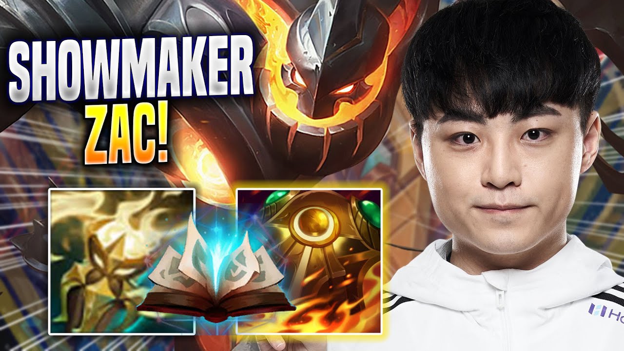 SHOWMAKER CRAZY NEW META ZAC MID! - DK ShowMaker Plays Zac MID vs Azir ...