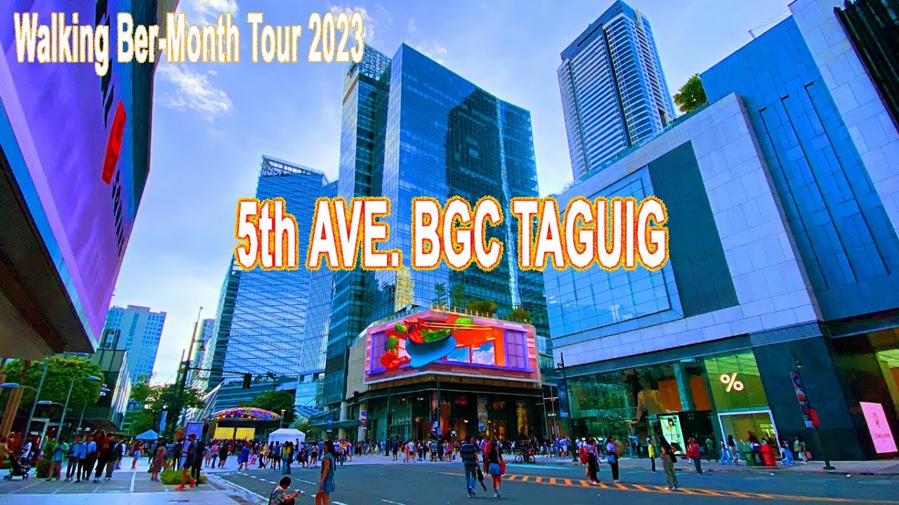5TH AVE. BGC TAGUIG CITY PHILIPPINES | DAY AND NIGHT WALKING DECEMBER ...