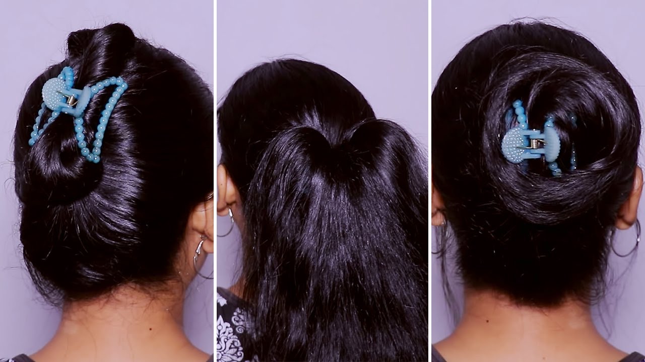 3 Amazing Easy Daily Hairstyle For Summer | Everyday Hairstyle For ...
