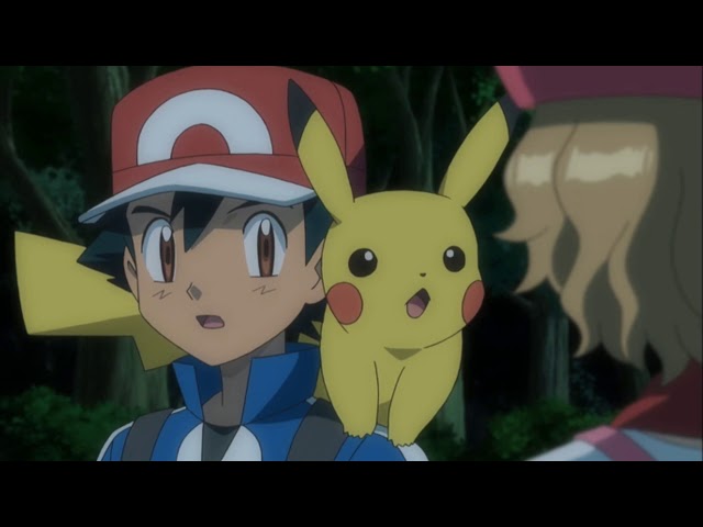 Pokemon Ash And Serena Scared